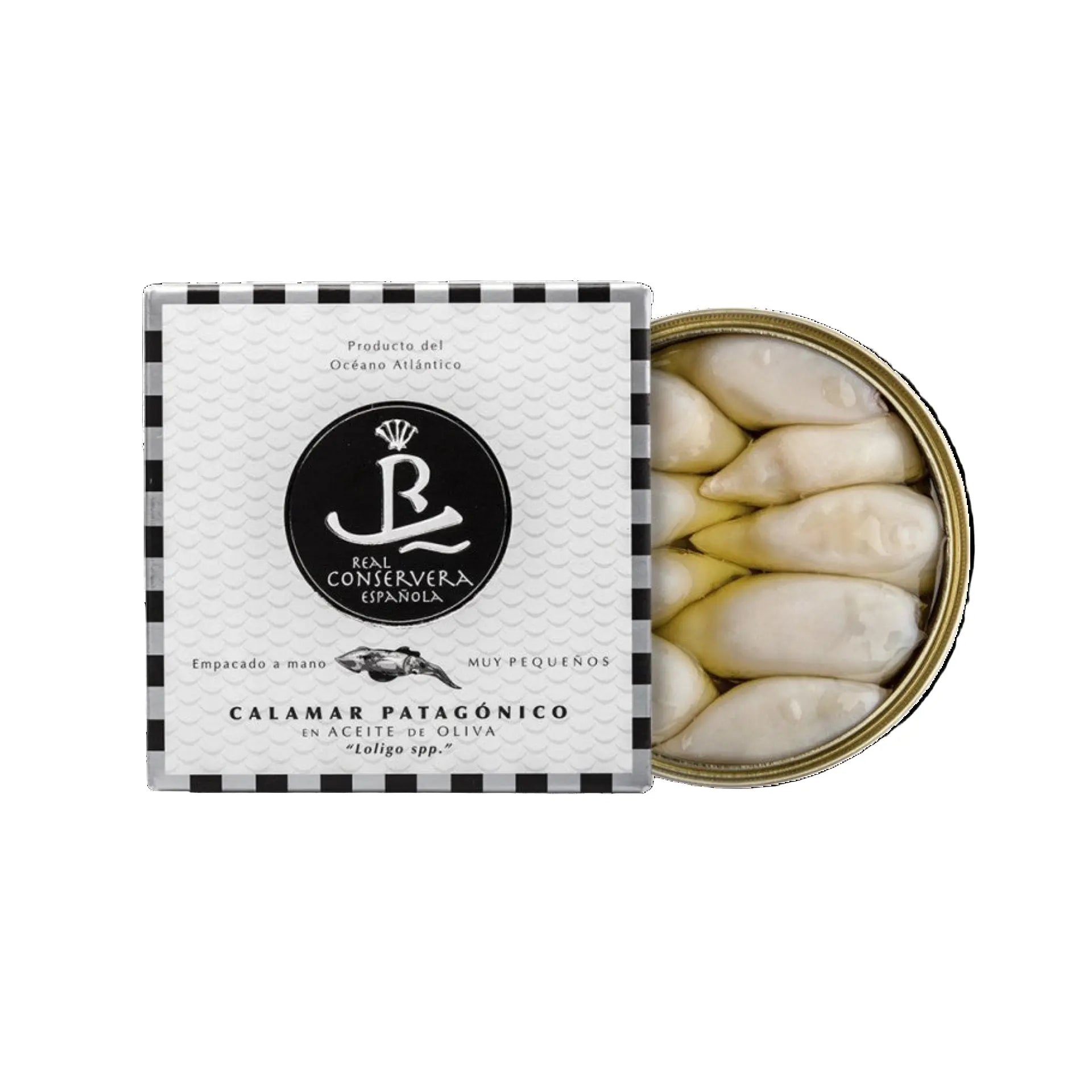 Baby squid in olive oil from Real Conservera Española – La Tienda de ...